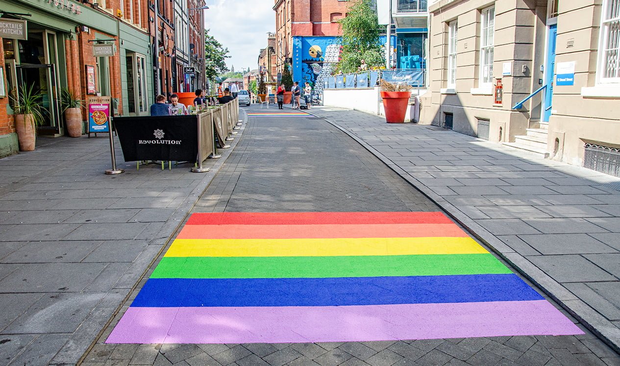 Rainbow Crossings Installed by Hitex International in Nottingham City ...
